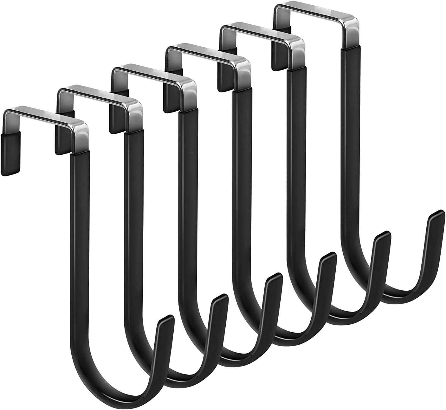 Over the Door Hooks, 10 Pack Door Hangers Hooks Heavy Duty Organizer ...