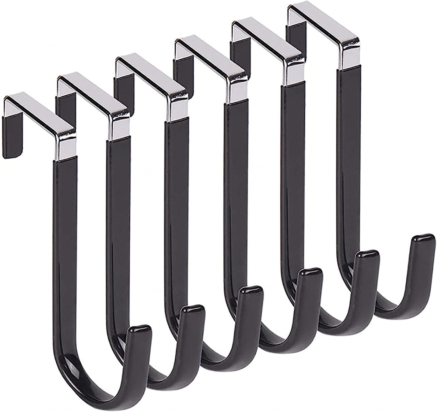 6 Pack Over The Door Hooks Over The Door Hangers Hooks Soft Rubber ...