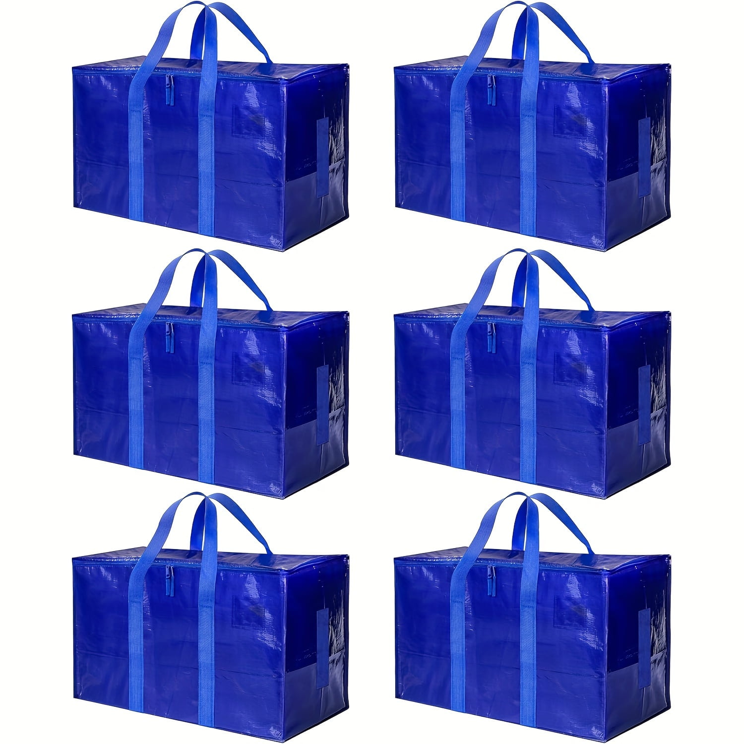 6-Pack Oversized Moving Bags With Reinforced Handles, Heavy-Duty ...