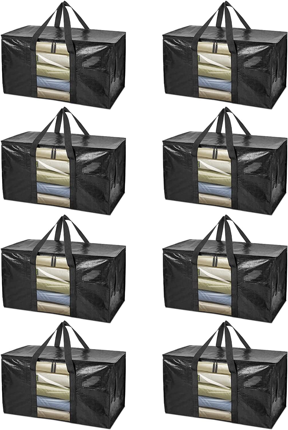 6-Pack Oversized Moving Bags with Reinforced Handles, Heavy-Duty ...