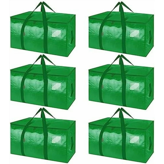 6-Pack Oversized Moving Bags with Reinforced Handles, Heavy-Duty ...