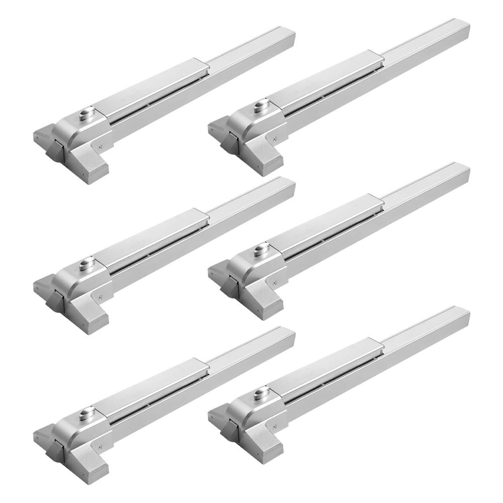 6 Pack Panic Bar, Stainless Steel Panic Bar Lock Set, Exterior Lever ...