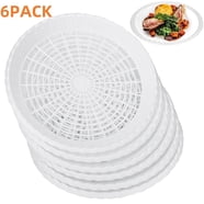 Trianu 5 Pack Reusable Paper Plate Holders, 10 inch Plastic Holders ...