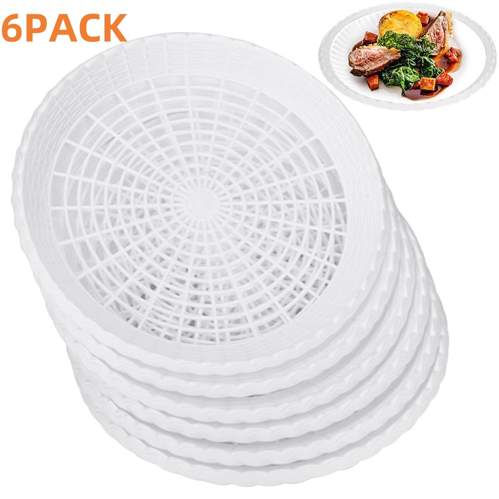 6 Pack Paper Plate Holder 9\ - Walmart.com