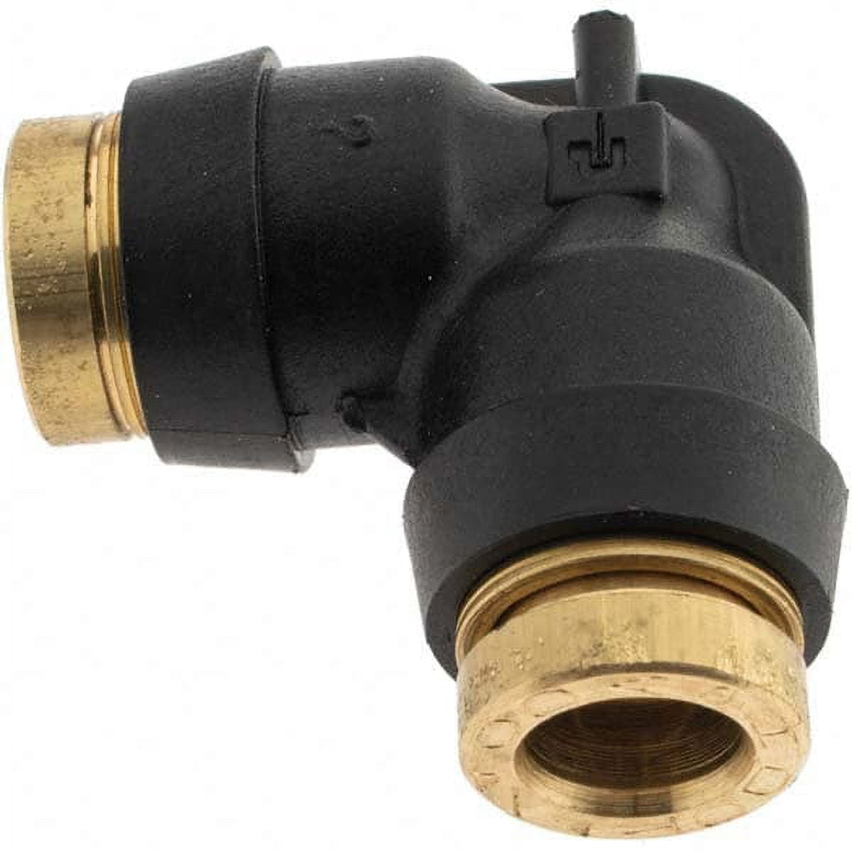 6 Pack Parker PF-00050 Metal Tube-to-Tube Male NPT Tube Fittings, 1/4 ...