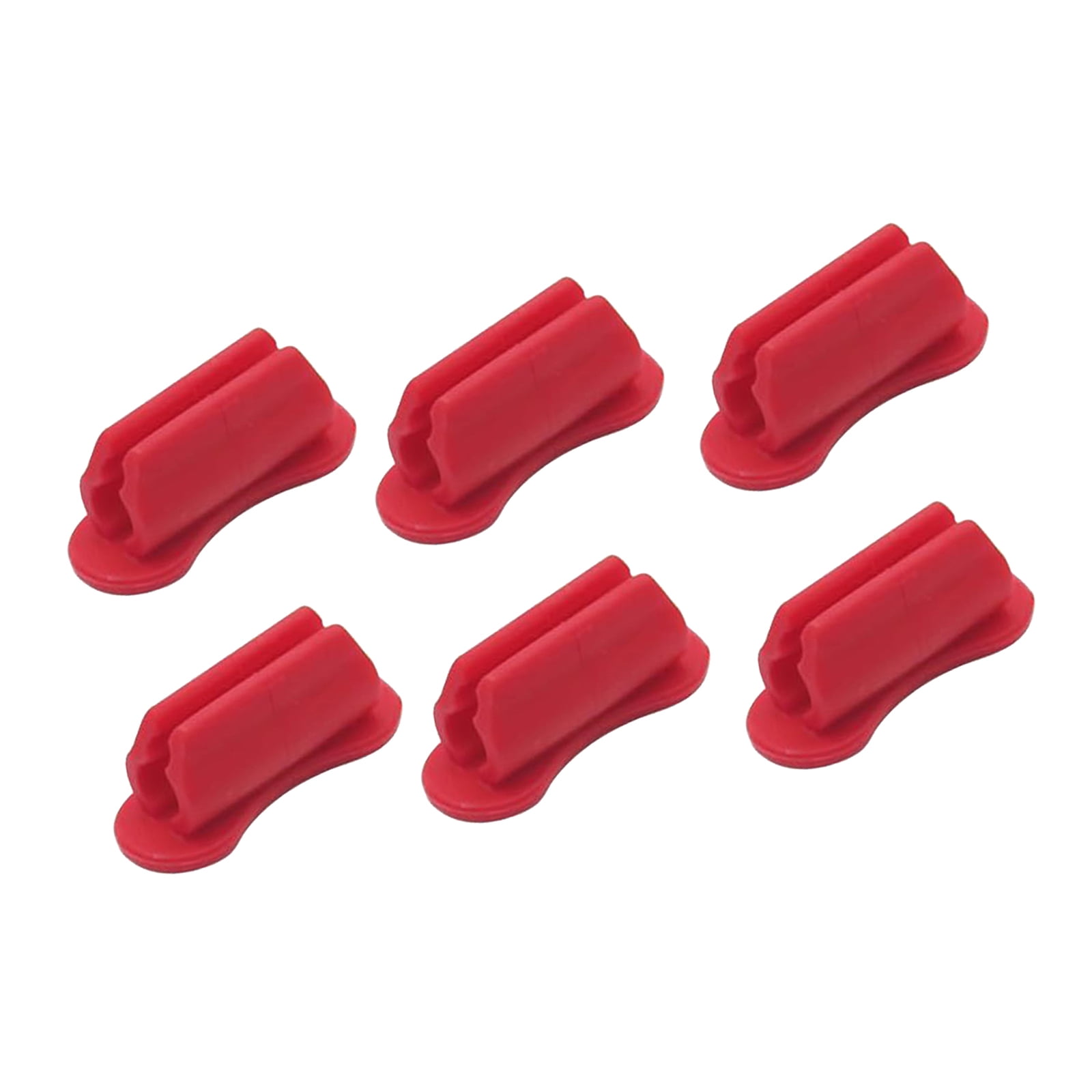 6 Pack Pencil Holder Clip, Silicone Adhesive Pen Holder, Flexible ...