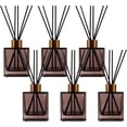 6 Pack Perfume Reed Diffuser Bottle,Empty Square Essential Oil Bottles ...
