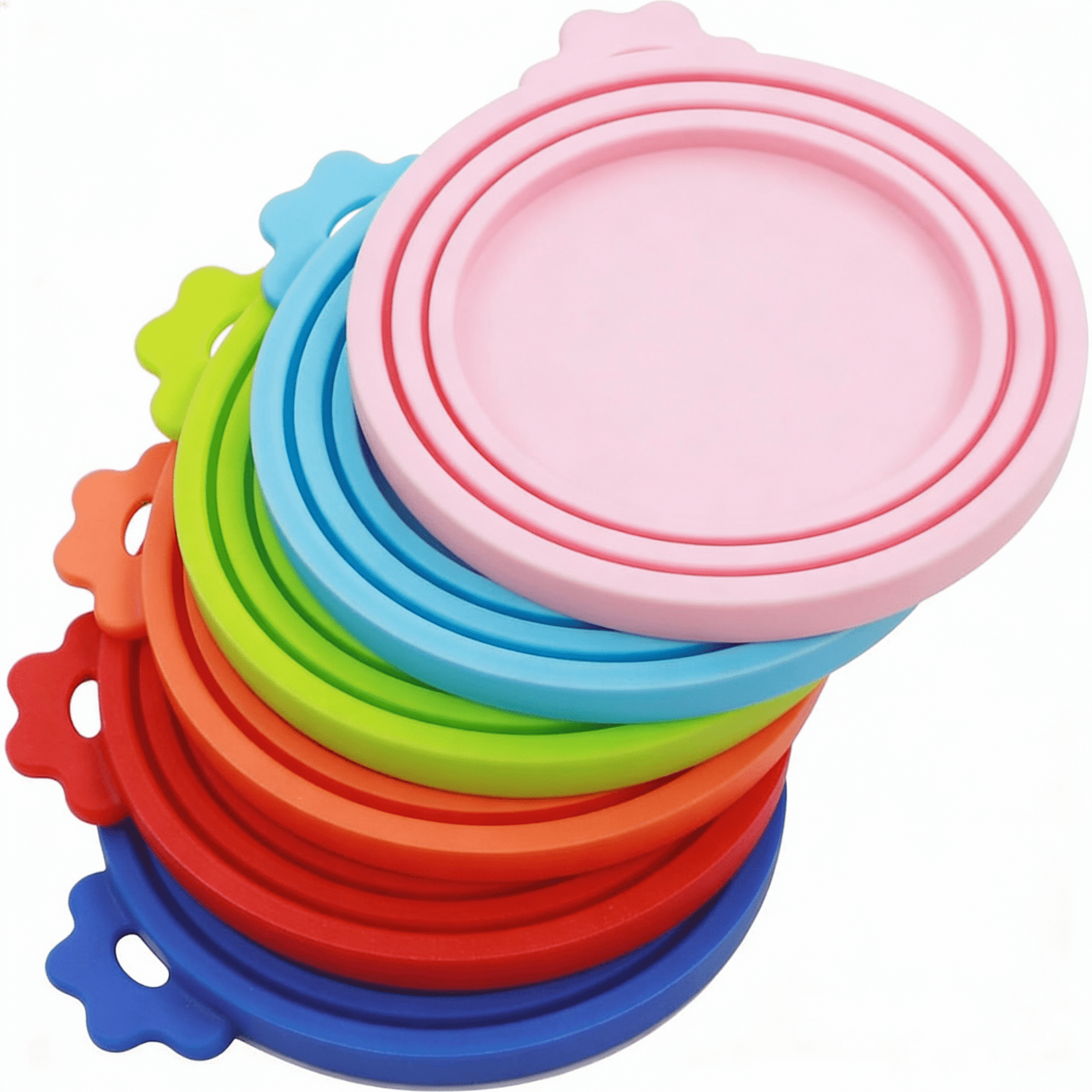 6-Pack Pet Food Can Lids Food Safe BPA-Free Dishwasher Safe, Can Covers ...