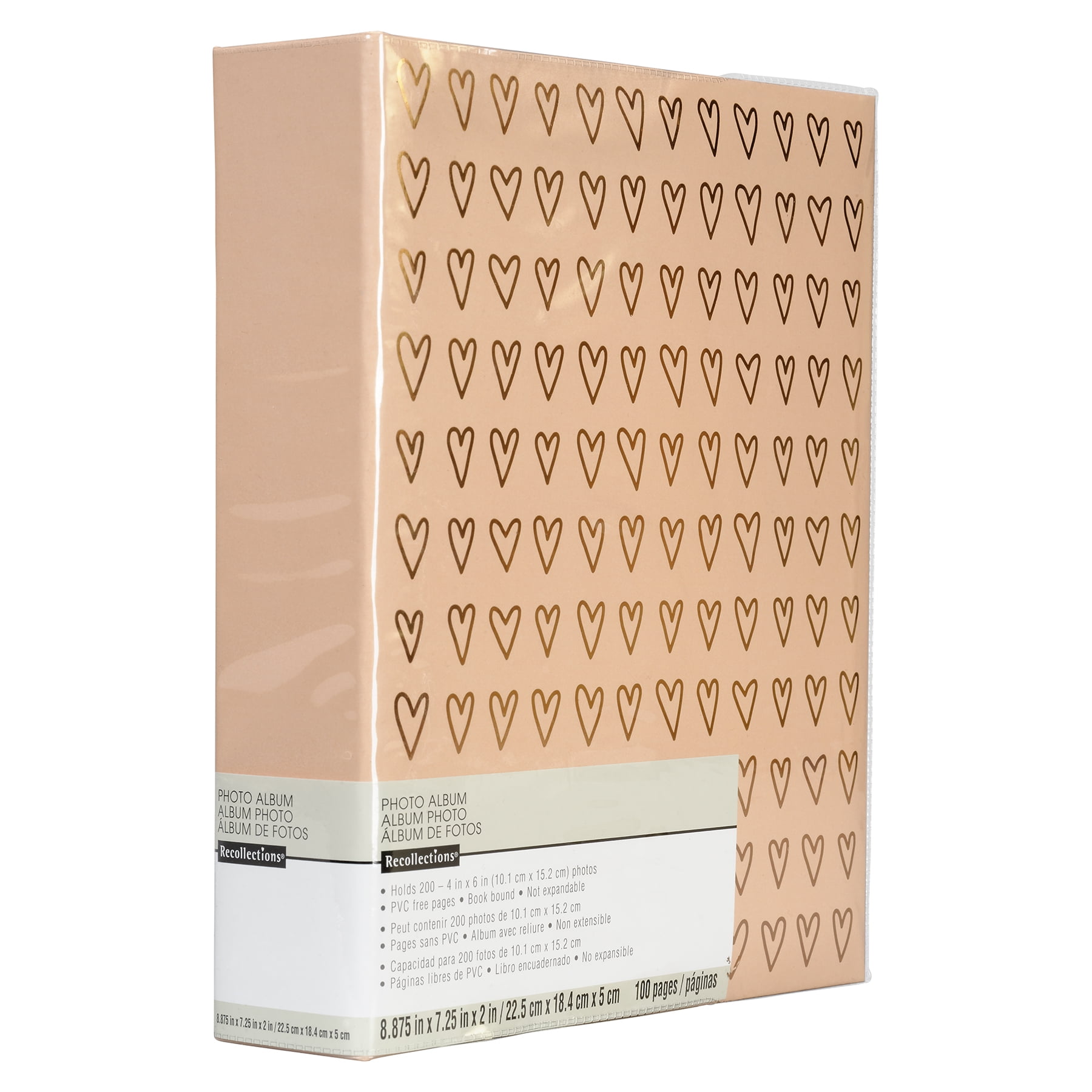 6 Pack: Pink Hearts Photo Album by Recollections® - Walmart.com