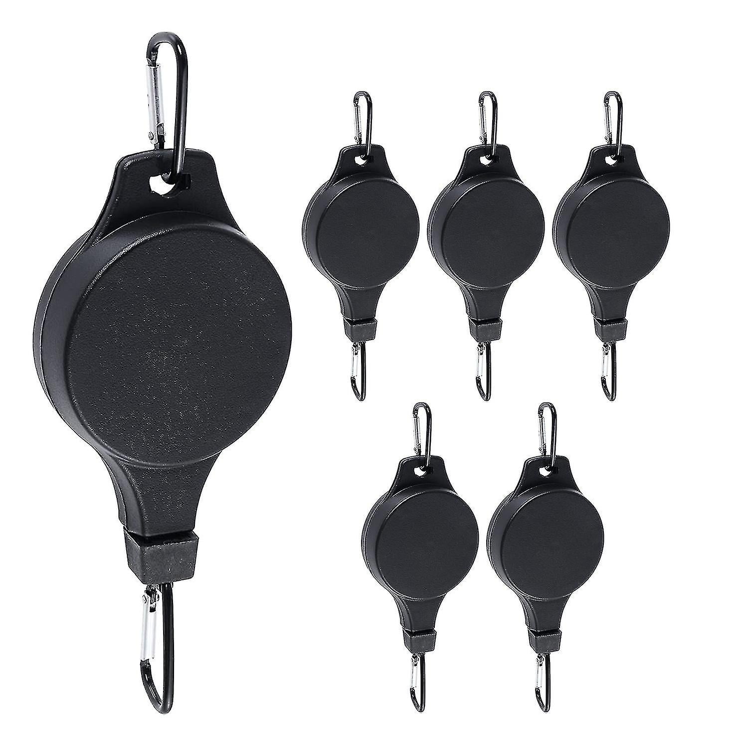 6 Pack Plant Pulley Retractable Hanger Plant Pulley Adjustable Height ...