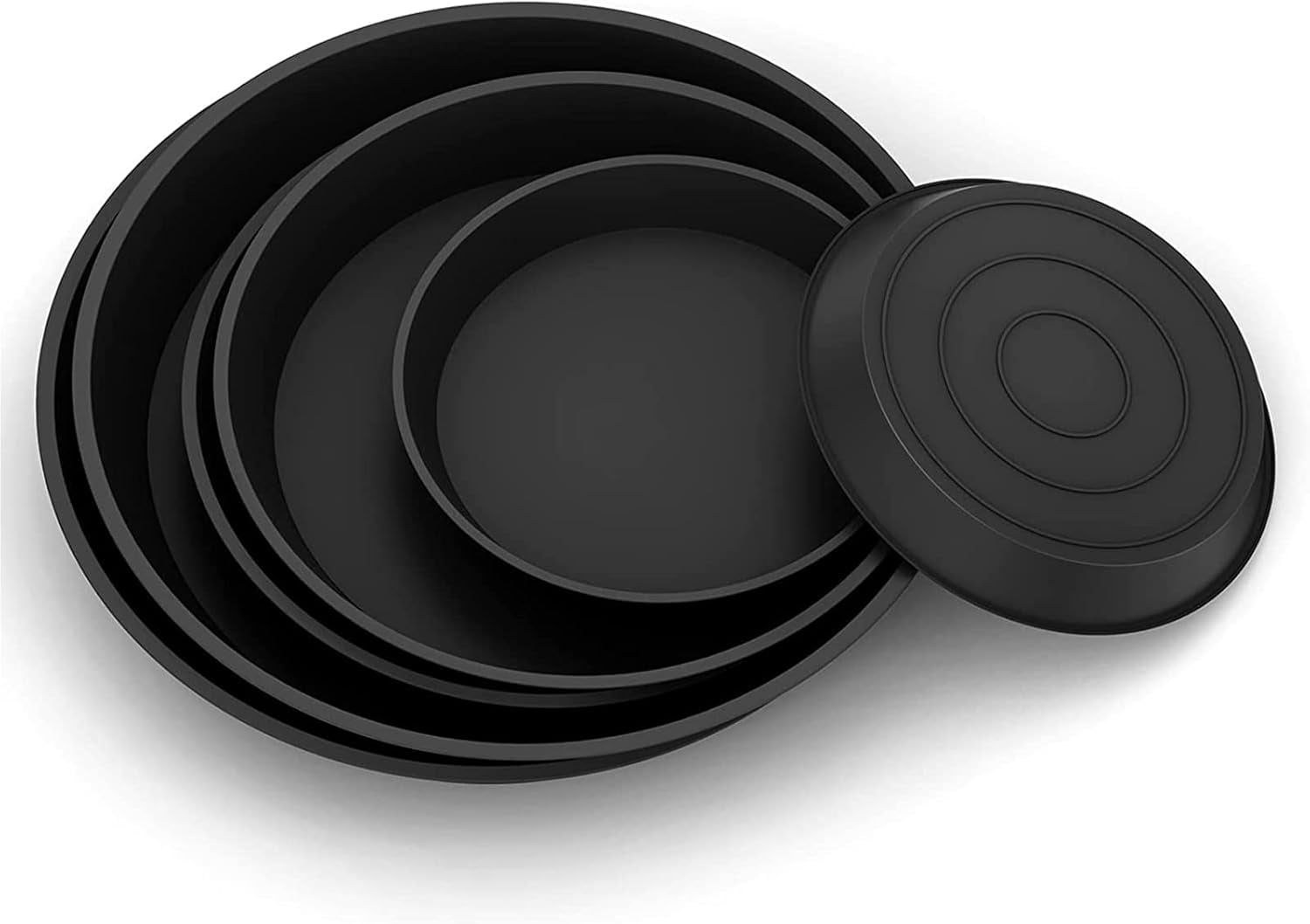 6 Pack Plant Saucer 8 10 12 Inch Plastic Plant Tray, Sturdy and Durable ...