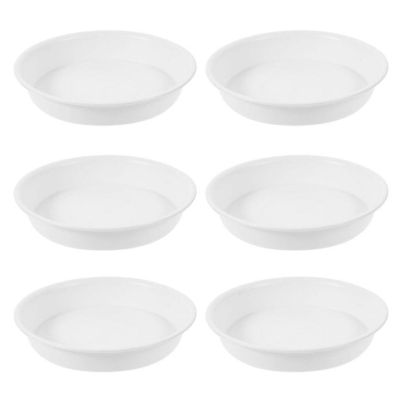 6 Pack Plant Saucers, Flower Pot Drip Trays for Indoor/Outdoor Round ...
