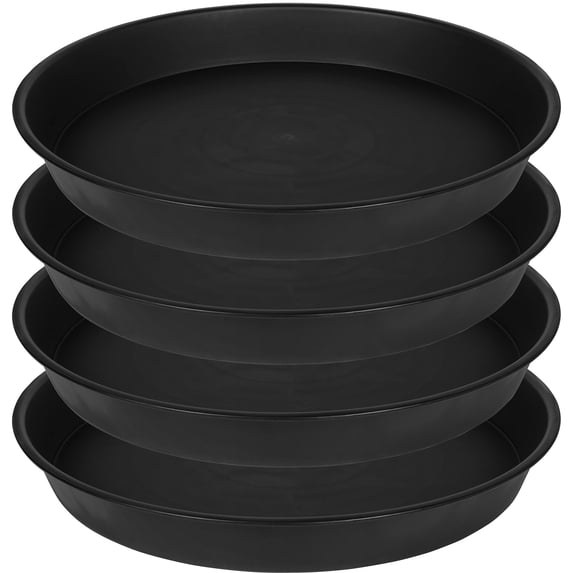 6 Pack Plant Saucers Set, Durable Plastic Drip Tray for Indoor Pots ...