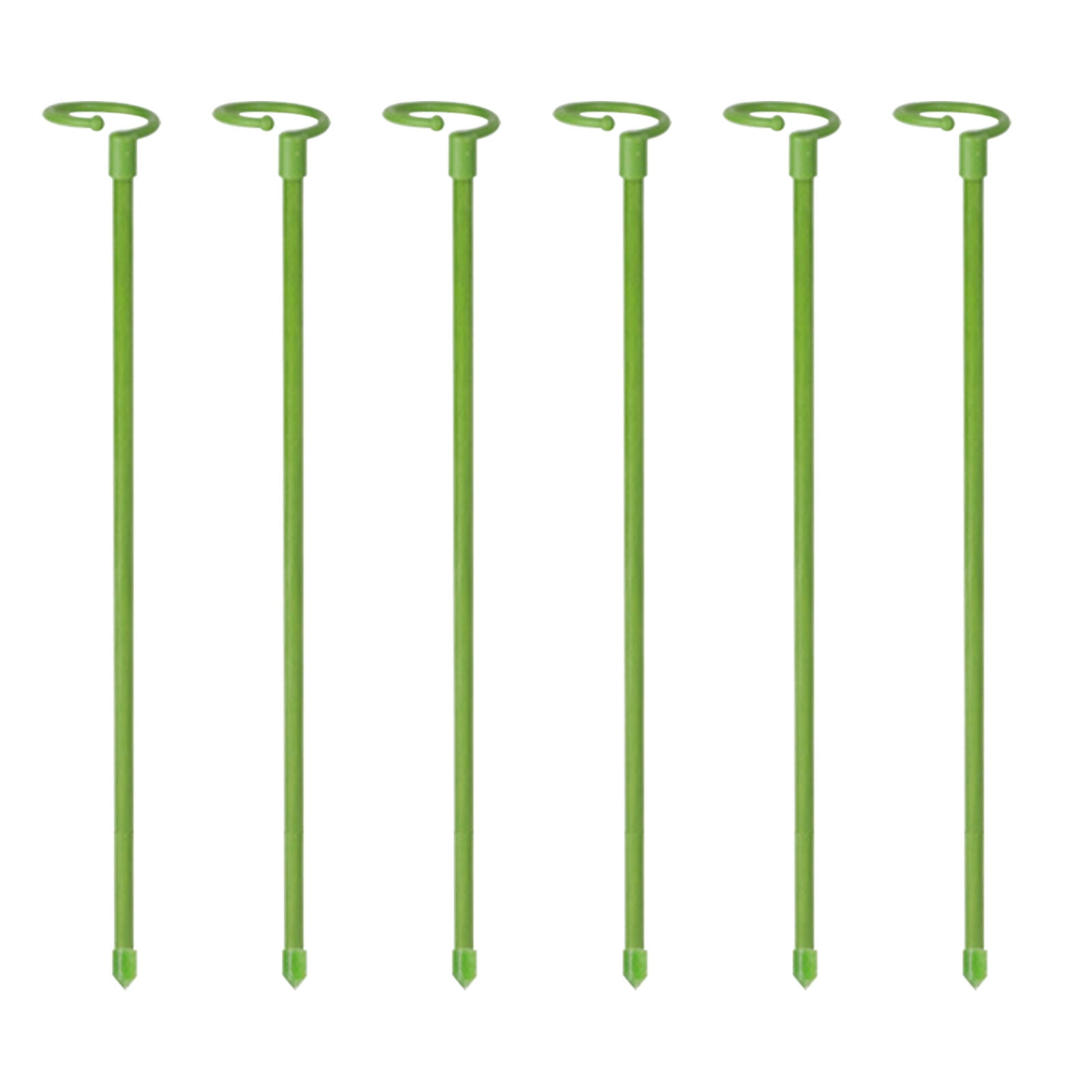 6 Pack Plant Support Stakes, Garden Single Stem Flower Support Stake ...