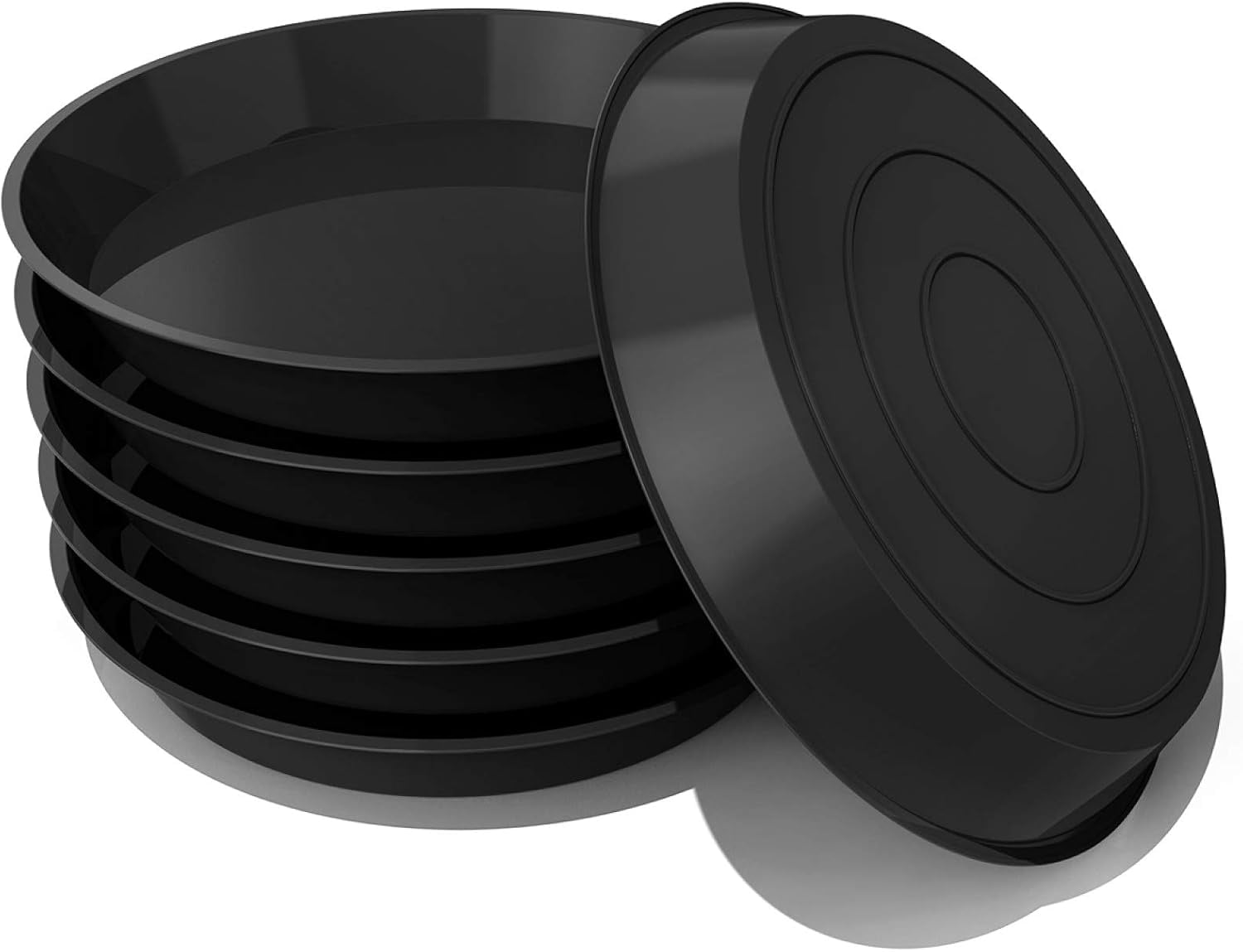 6 Pack Plant Trays, 4 6 8 10 12 Inch Durable Plant Tray Flower Pot Tray ...