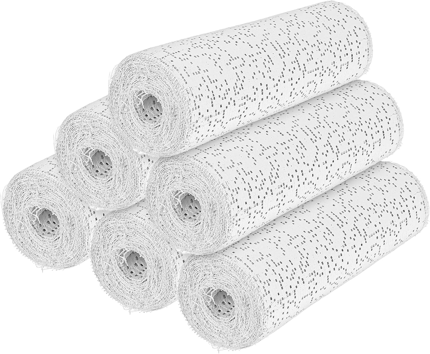 6 Pack Plaster Gauze Bandage for Hobby Craft, Each Roll 6” x 180 ...
