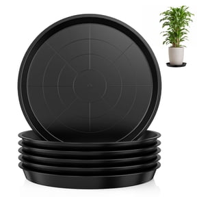 Shop Durable Plastic Plant Saucers and Drip Trays for Indoors Outdoors