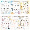 6 Pack Playtime Notepads 4X6 Inch-Restaurant Doctor Police Vet Coffee ...