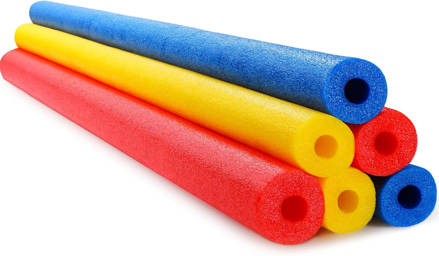 6 Pack Pool Noodles Swimming Floating Foam Tube Extra Large Hollow ...