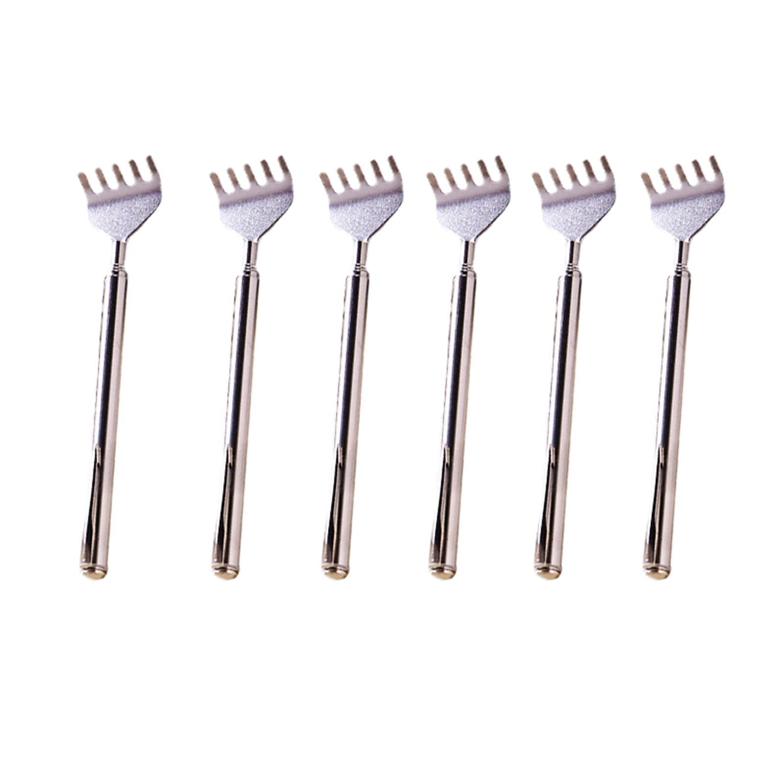 ViiTech 6 Pack Telescopic Back Scratchers, Stainless Steel, Extendable ...