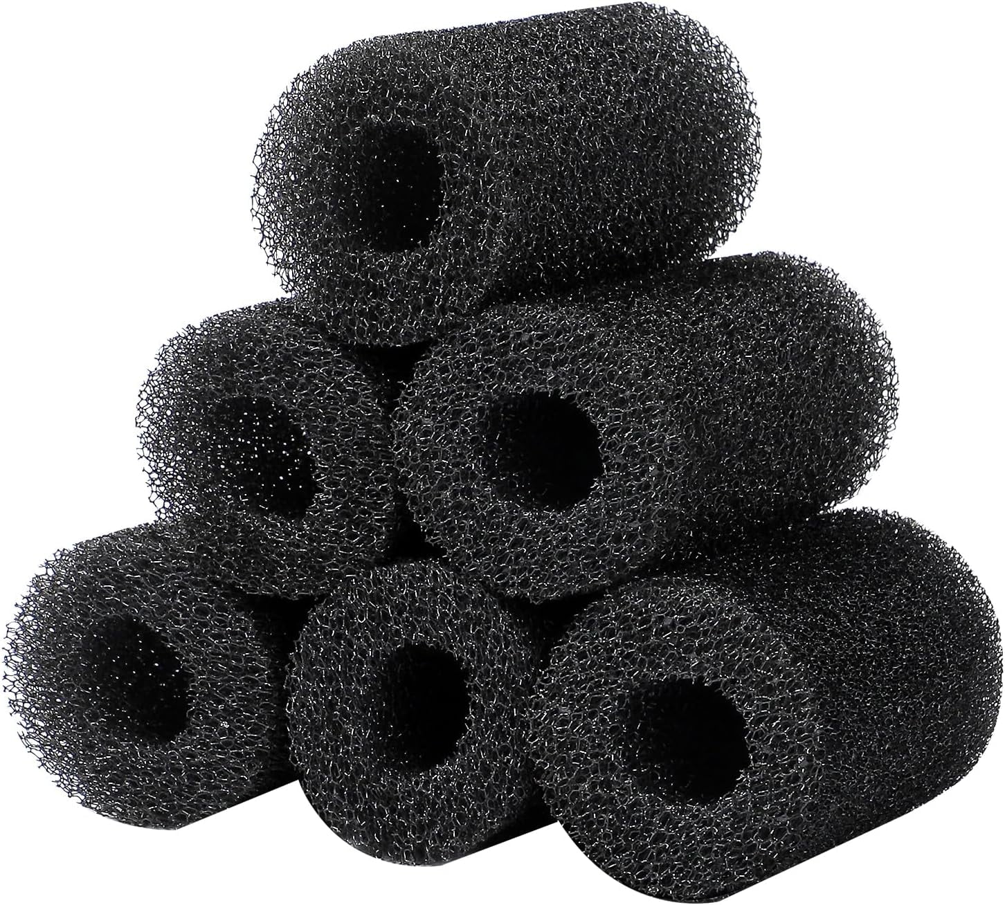 6-Pack Pre-Filter Sponge for Aquarium Shrimp Fry Fish Tank Filter 0.8 ...