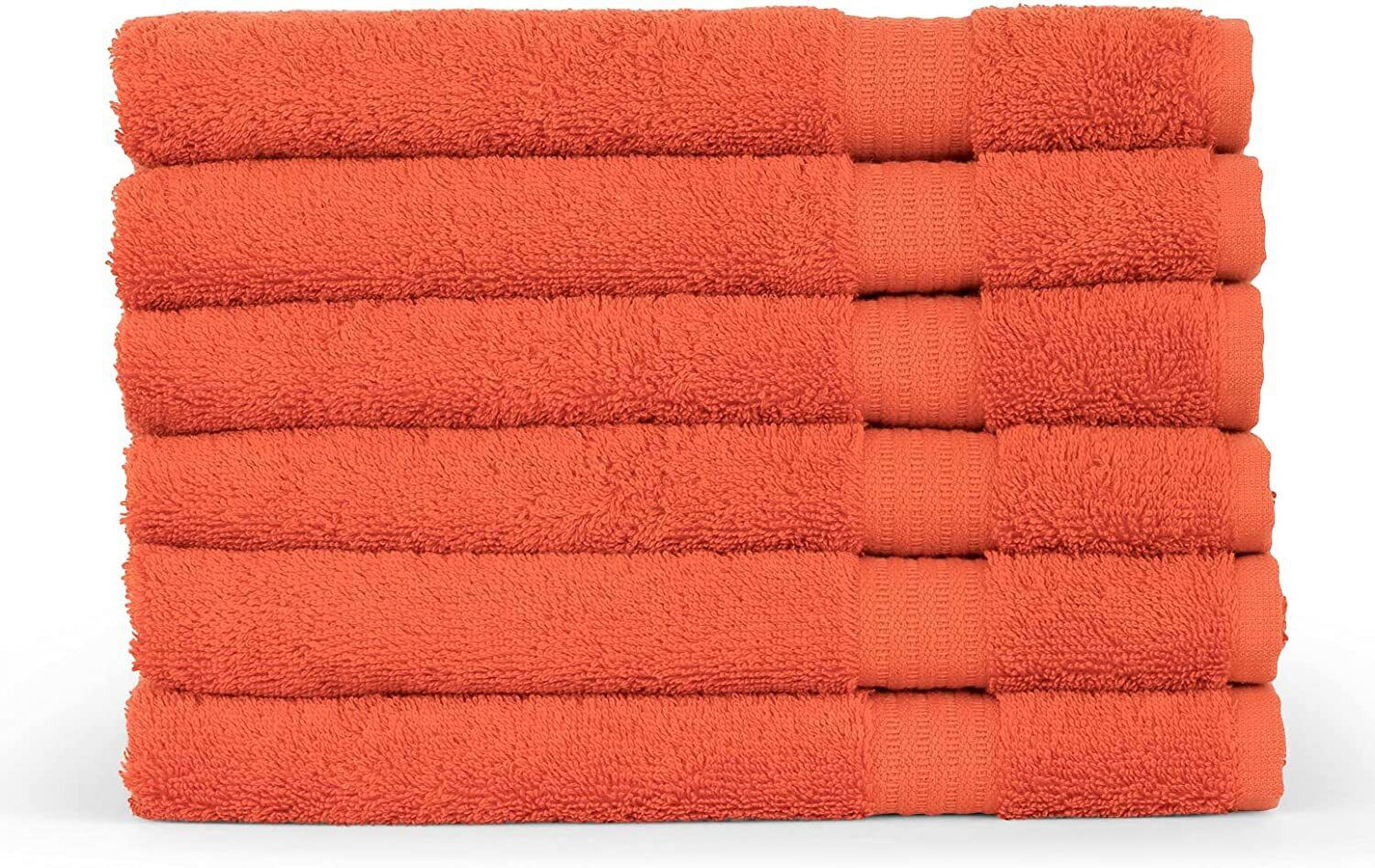 6 Pack Premium Hand Towels 16 x 28 Inches Ring Spun Soft Cotton 600 GSM ...