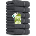 6 Pack Premium Hand Towels Set, 16 by 28 inches, 100% Ring Spun Cotton ...