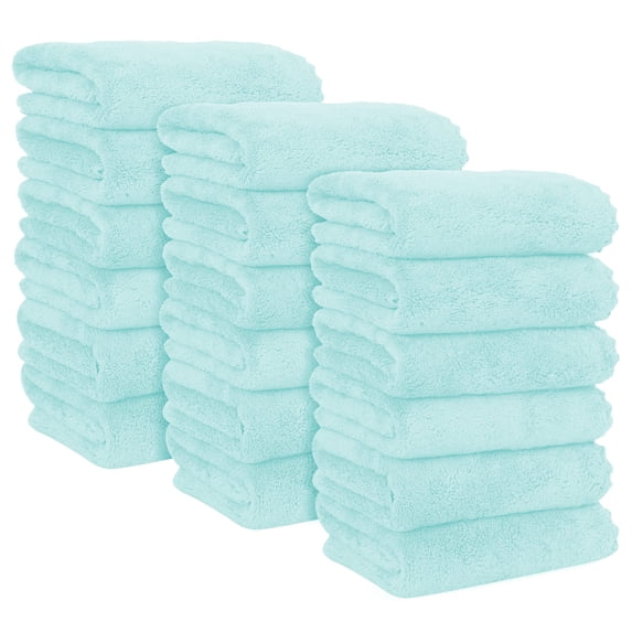 6 Pack Premium Microfiber Hand Towels Quick Drying Highly Absorbent ...