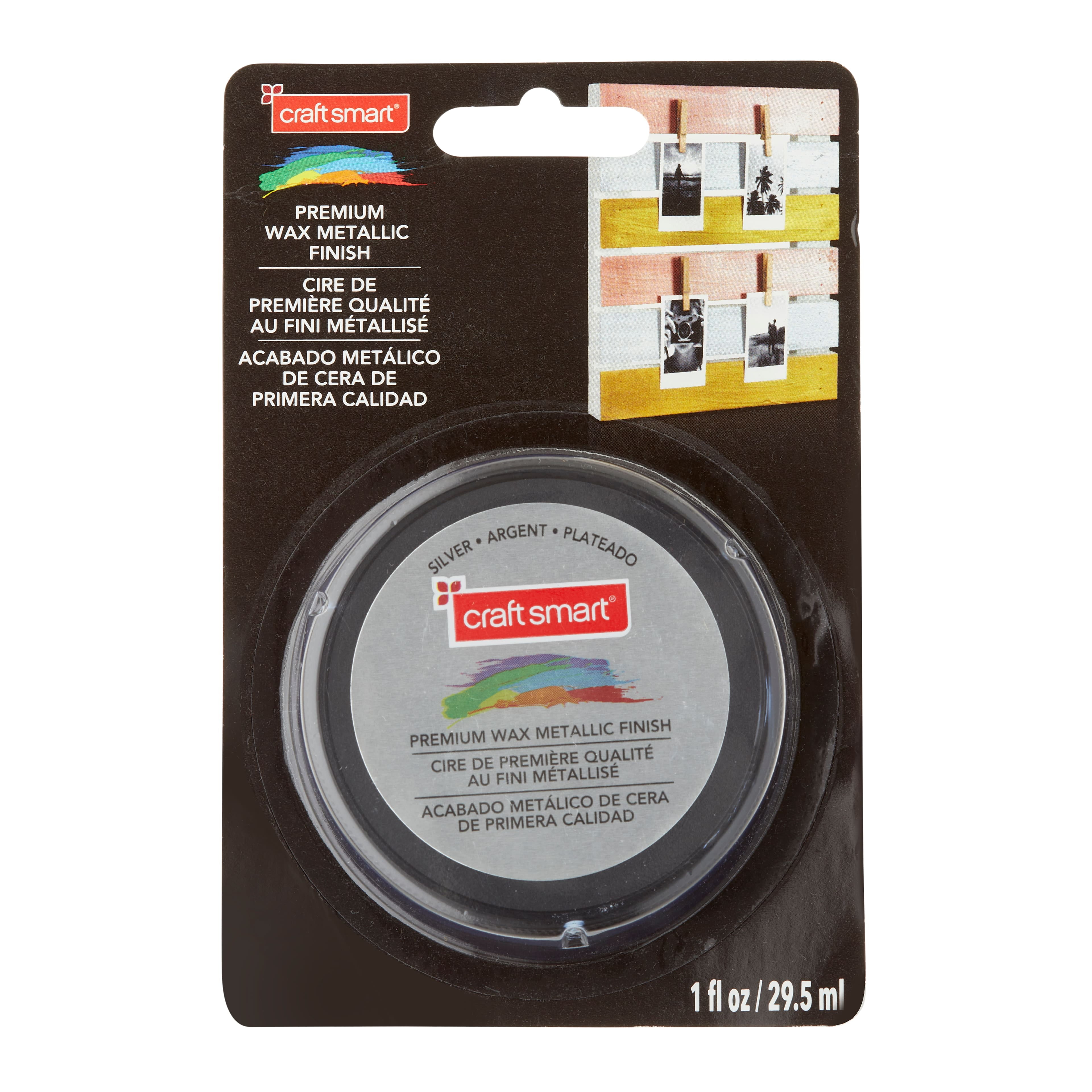 6 Pack: Premium Wax Metallic Finish by Craft Smart® - Walmart.com