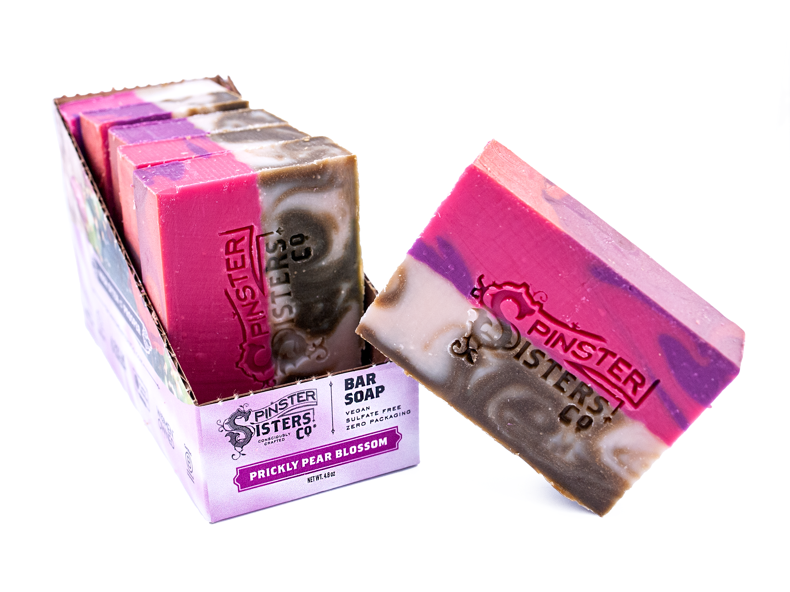 6 Pack -Prickly Pear Blossom Bar Soap Set – 6 Pack, All Natural ...