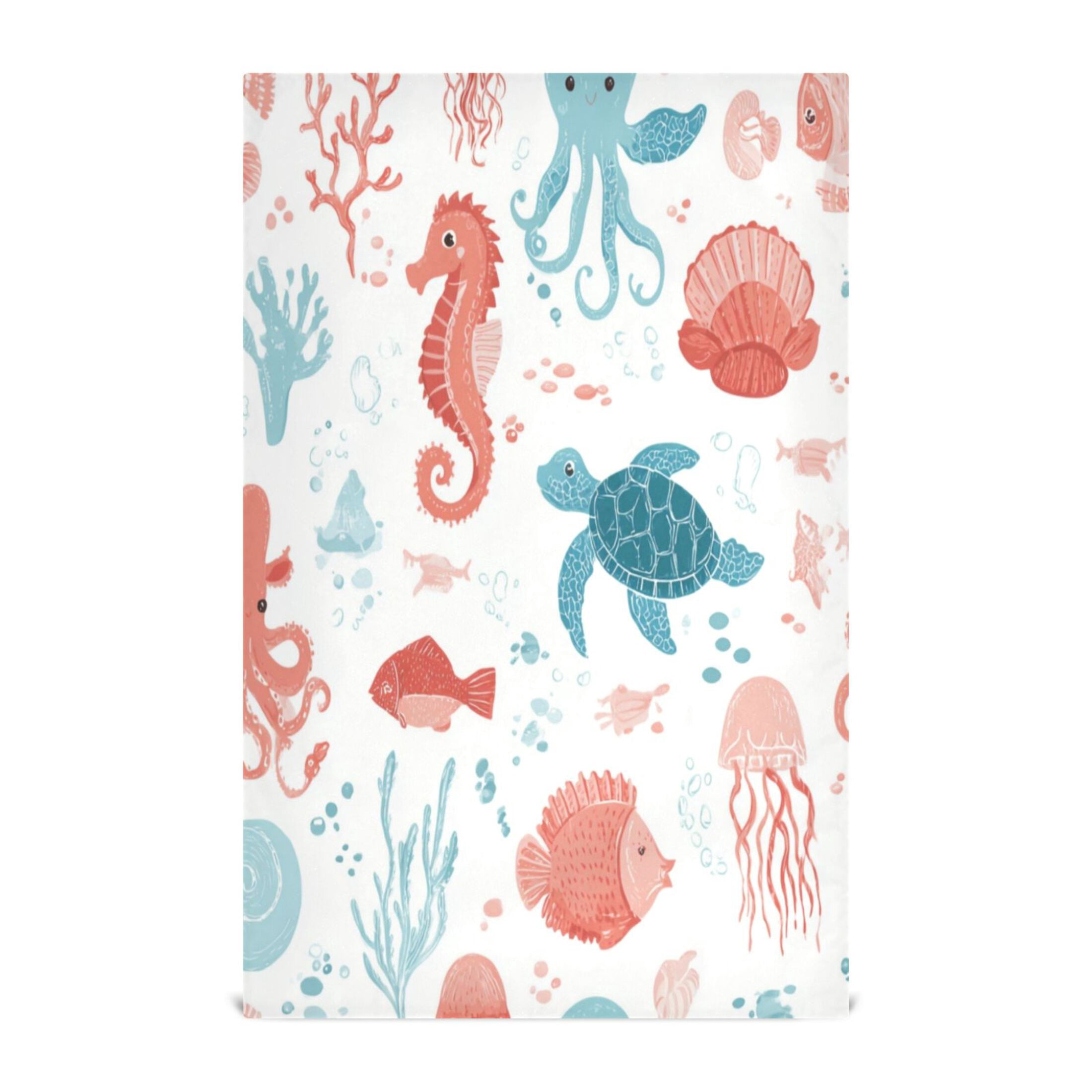 6 Pack Printed Kitchen Dish Towels Soft and Absorbent Dish Cloths ...