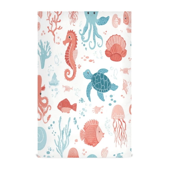 6 Pack Printed Kitchen Dish Towels Soft and Absorbent Dish Cloths ...