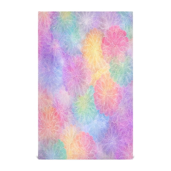 6 Pack Printed Kitchen Dish Towels Soft and Absorbent Dish Cloths ...