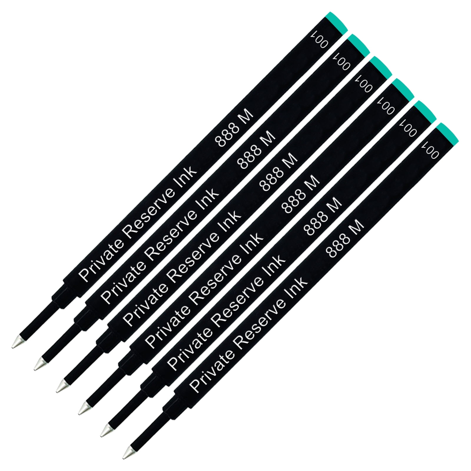 6 Pack - Private Reserve Ink Schmidt 888 Rollerball Refill Turquoise ...