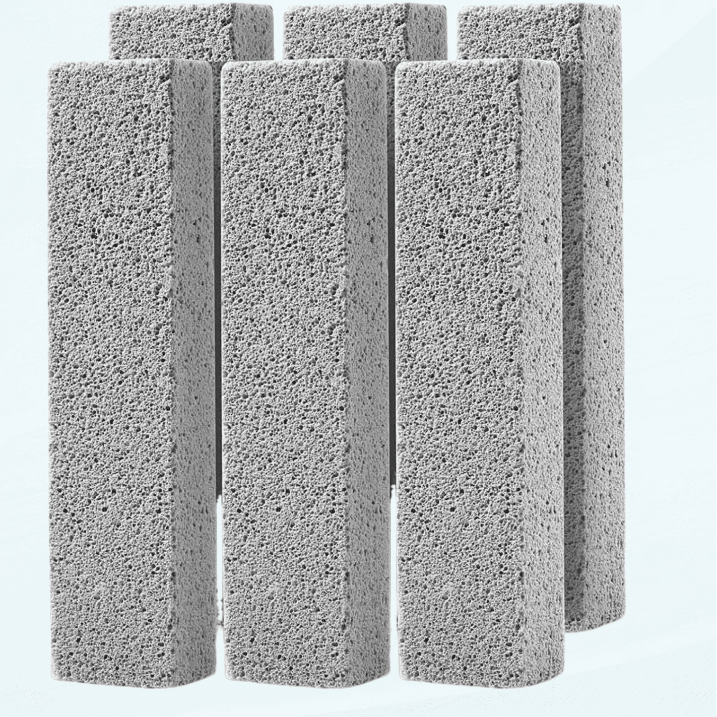 6 Pack Pumice Stone for Toilet Bowl Cleaning, Scouring Stick Remove ...