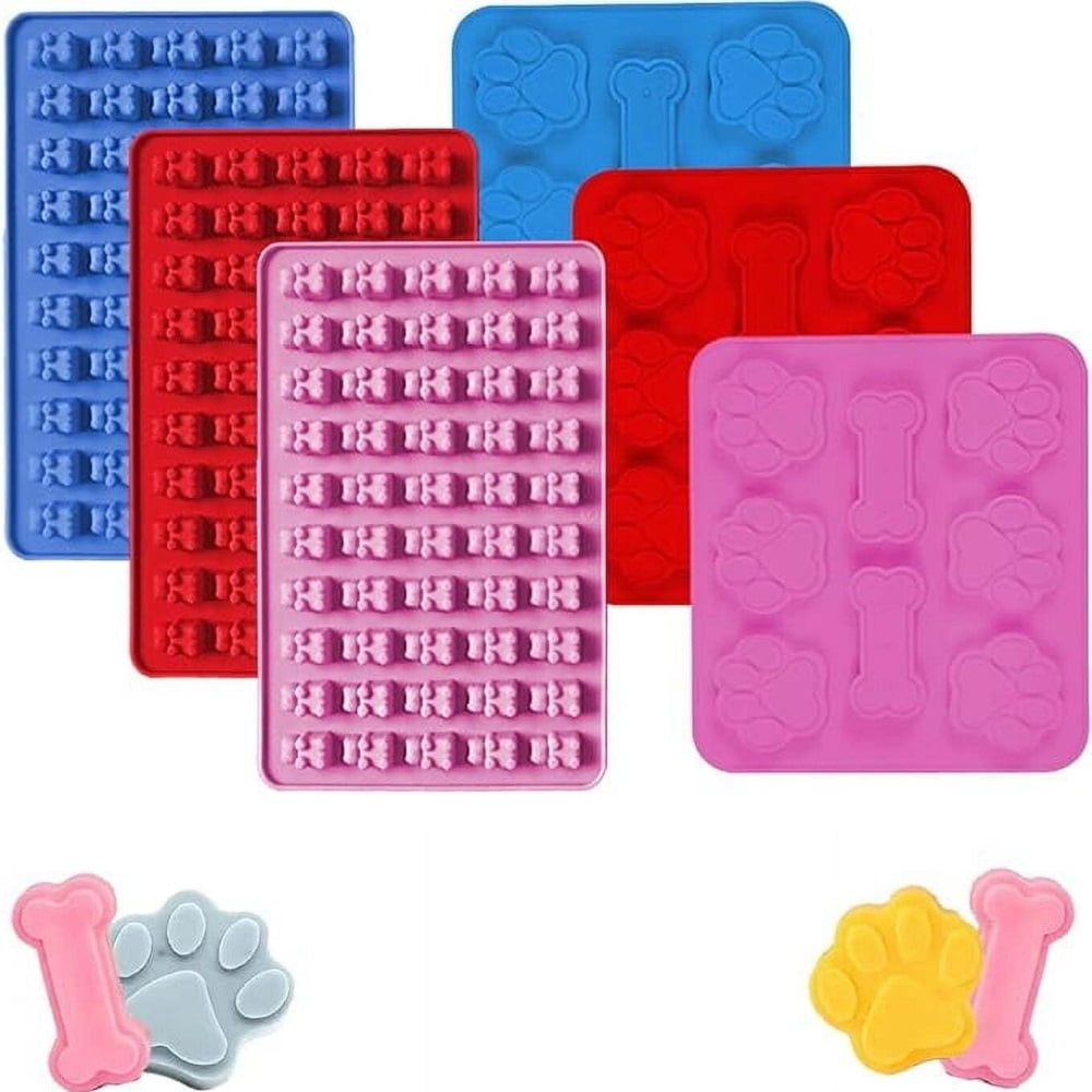 6 Pack Puppy Bone Silicone Molds, Gummy Bear Mold - Walmart.com