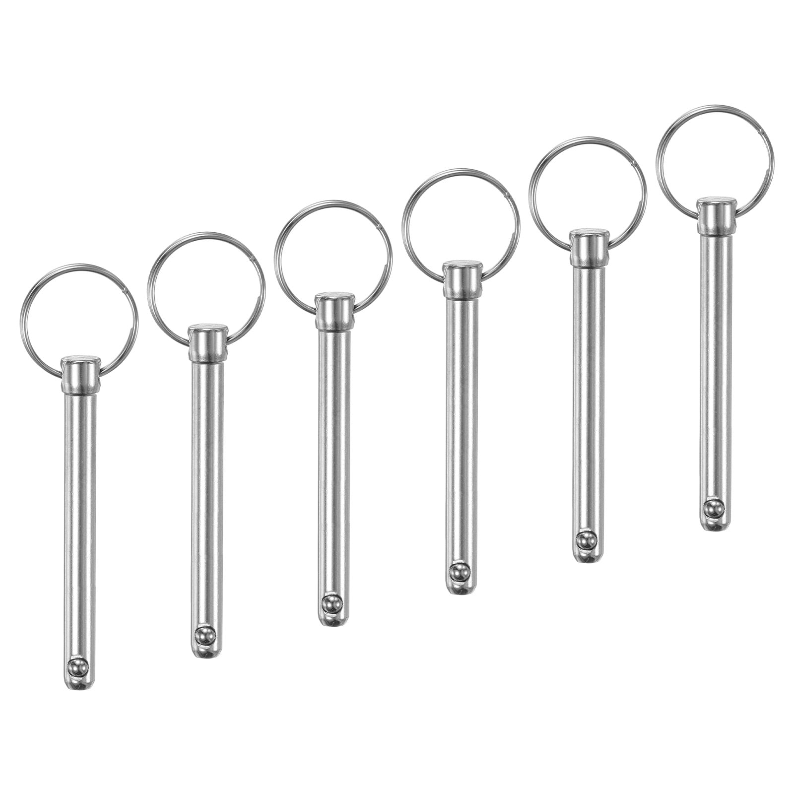 6-Pack Quick Release Pins, 8mm Dia., 65mm Usage Bimini Top Pin, 72mm ...