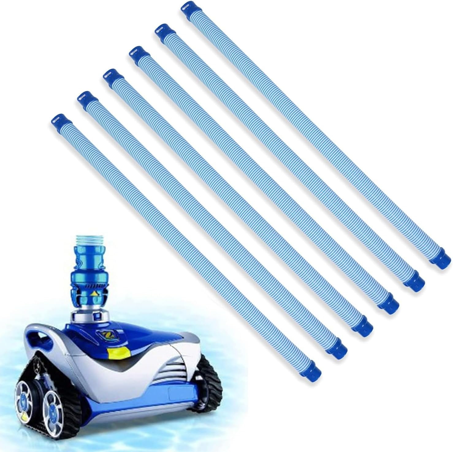 6 Pack R0527700 Pool Cleaner Hose Replacement Kit for Zodiac Mx6 Mx8 ...