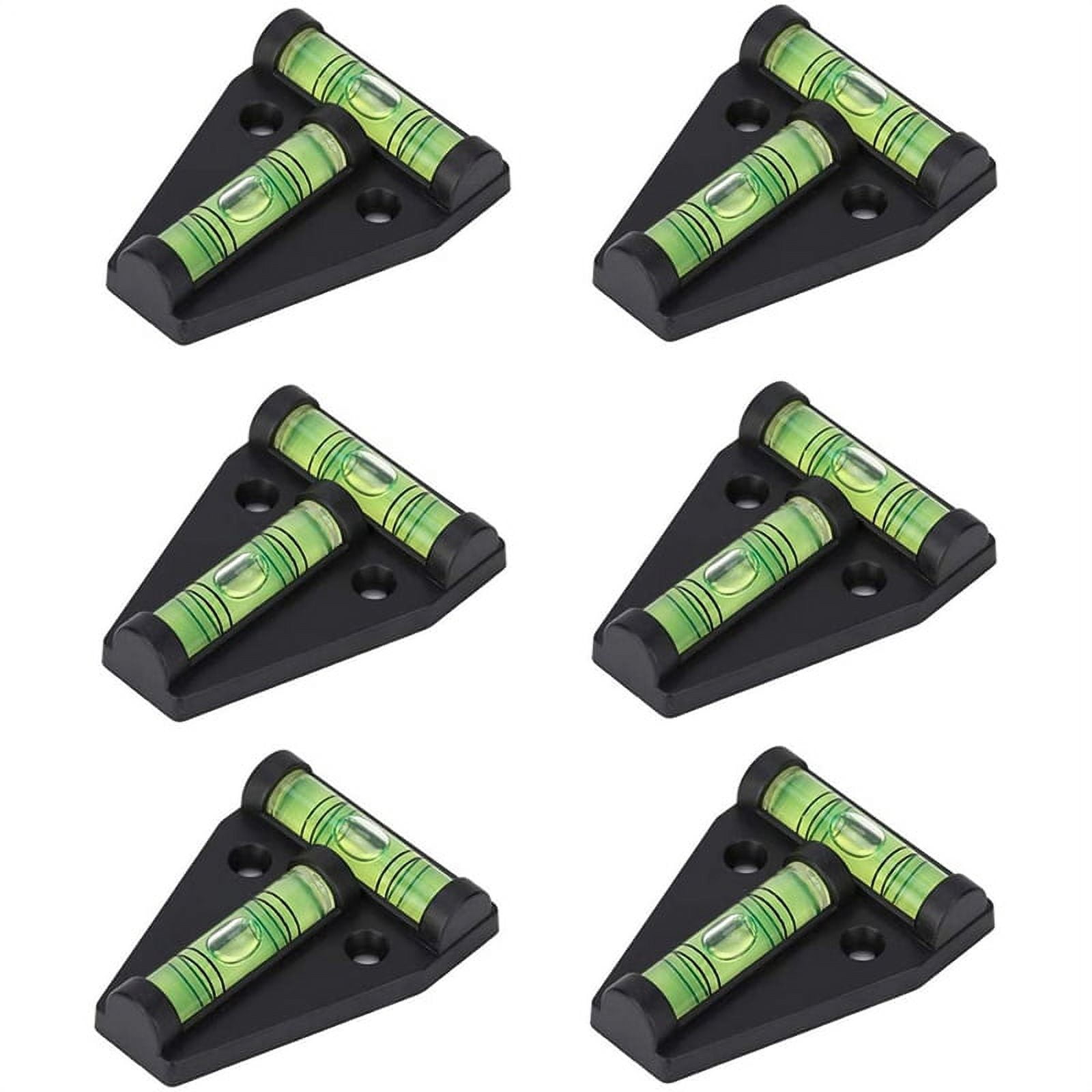 6 Pack RV T Level, 2 Way T-Type Check Bubble Level for Caravan Trailer ...