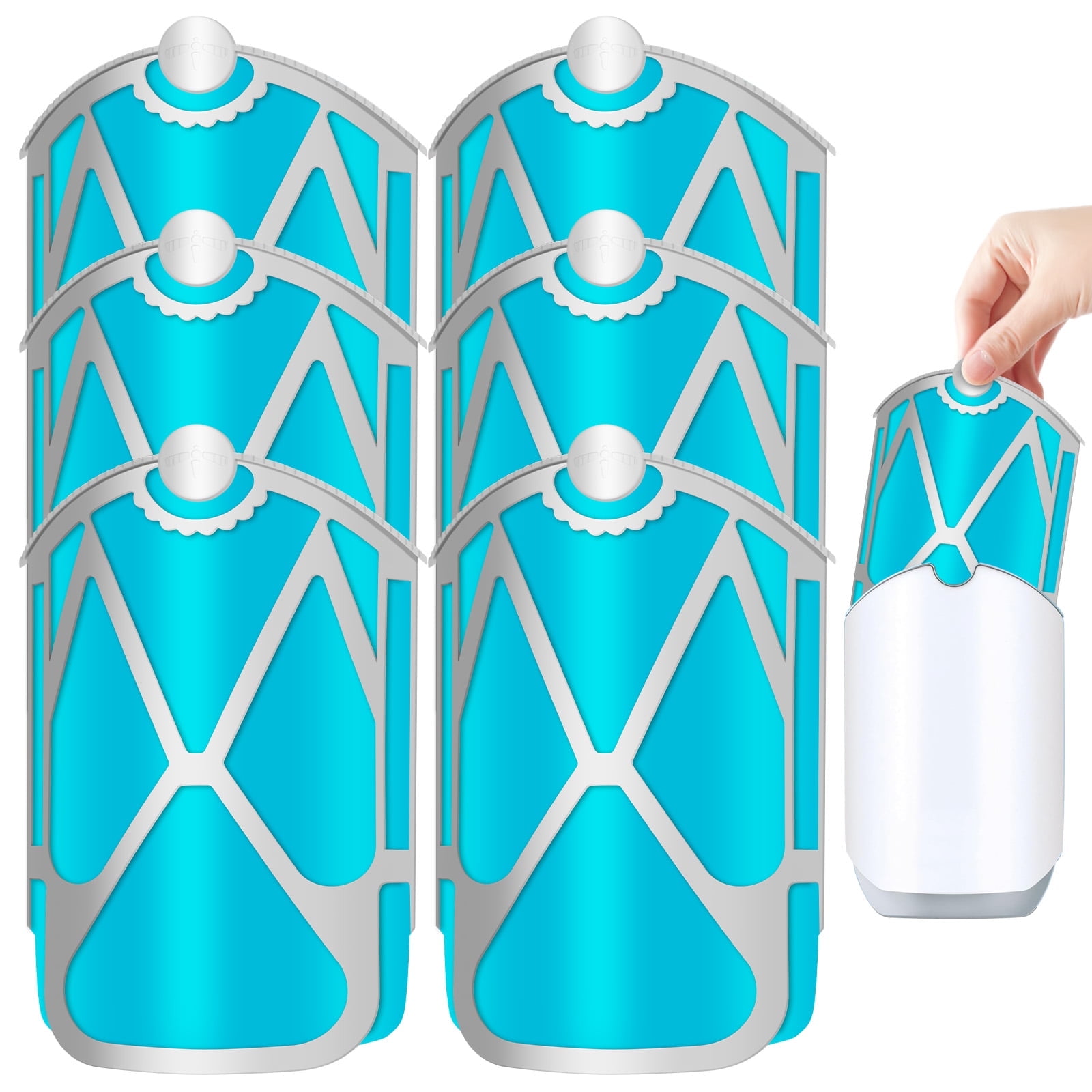 6 Pack Refill Cartridge Kit Replacement, Compatible with Zevo Flying ...