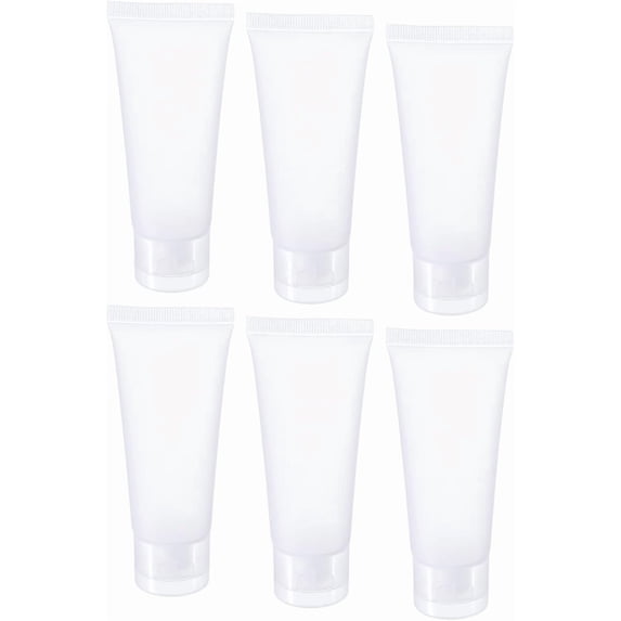 6 Pack Refillable Travel Bottles - Shampoo Conditioner Empty Cosmetic ...