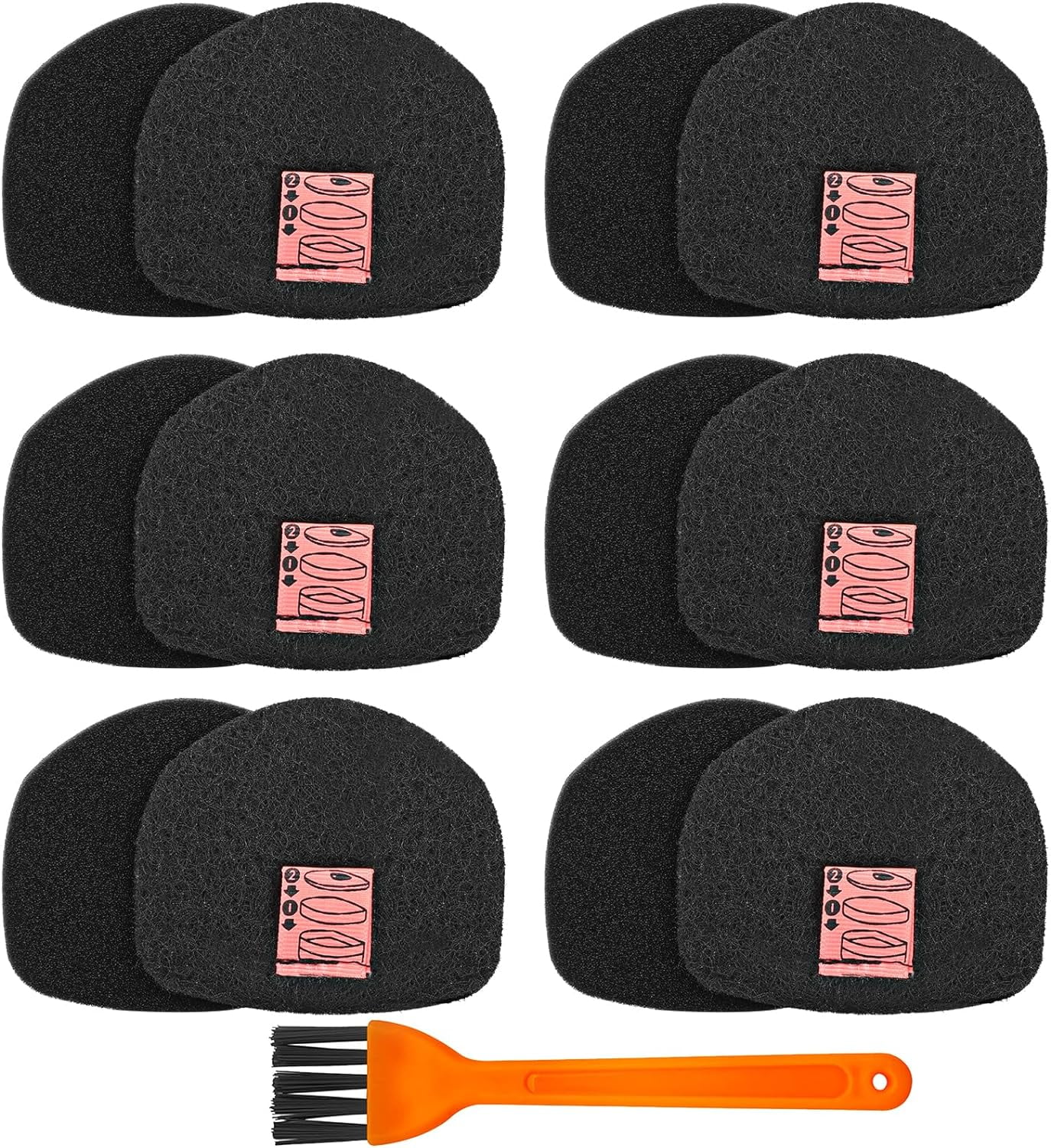 6 Pack Replacement Filters Compatible with Shark CH951 UltraCyclone Pet ...