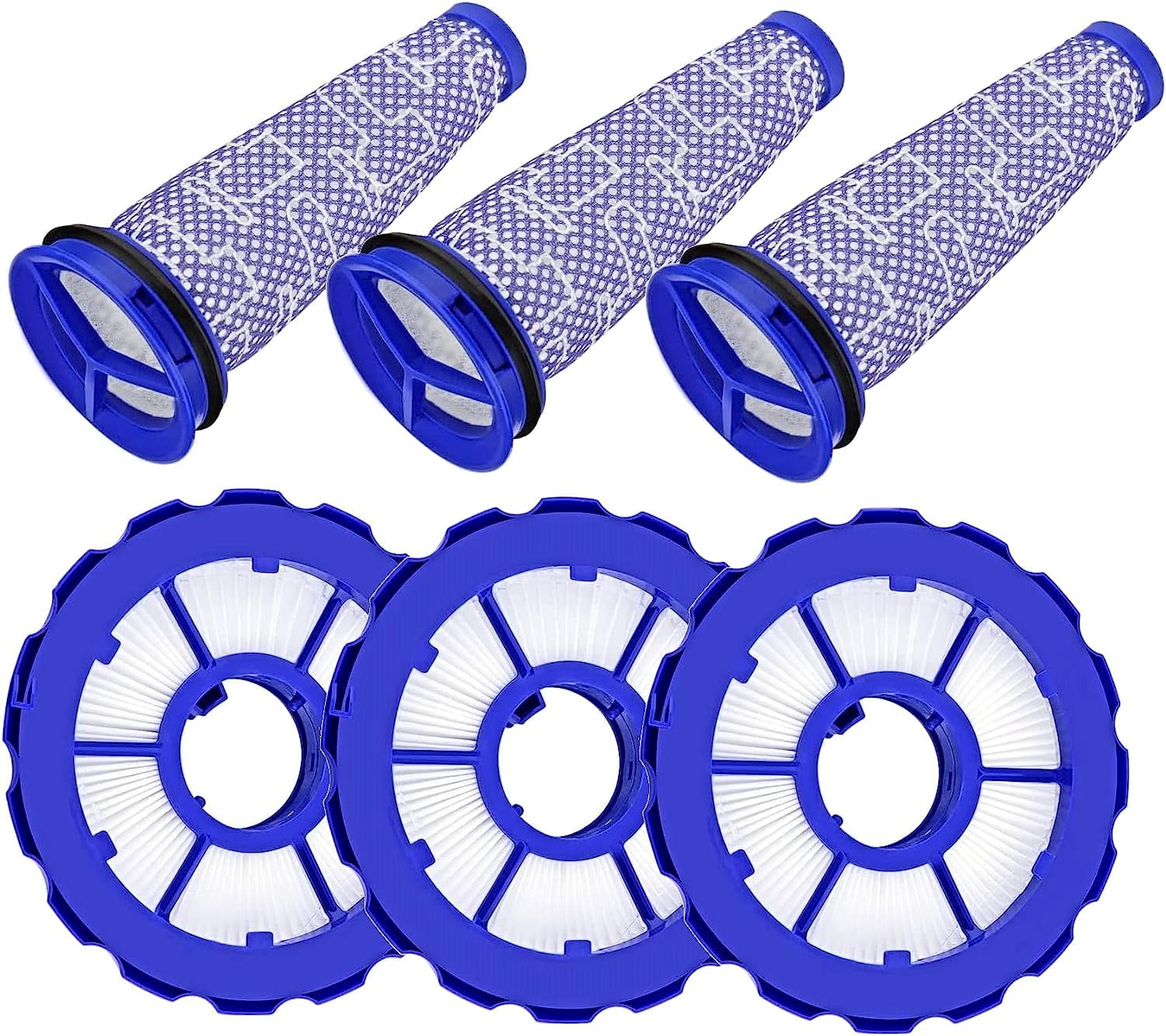 6 Pack Replacement Kit Pre & Post Motor HEPA Filter for Dyson DC50 ...