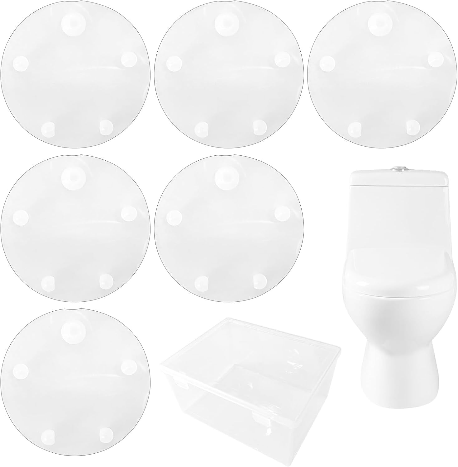 6 Pack Replacement for Vormax Toilet Tank Silicone Flapper Seal Gasket ...