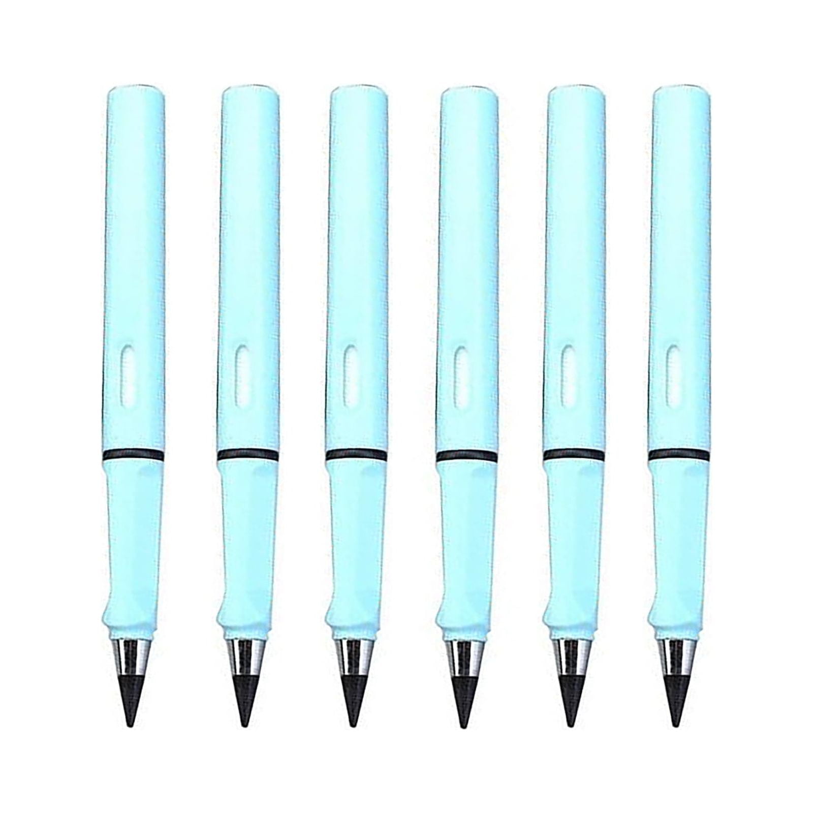 6 Pack Reusable Inkless Pencils | Grip Posture Correction Writing Tool ...
