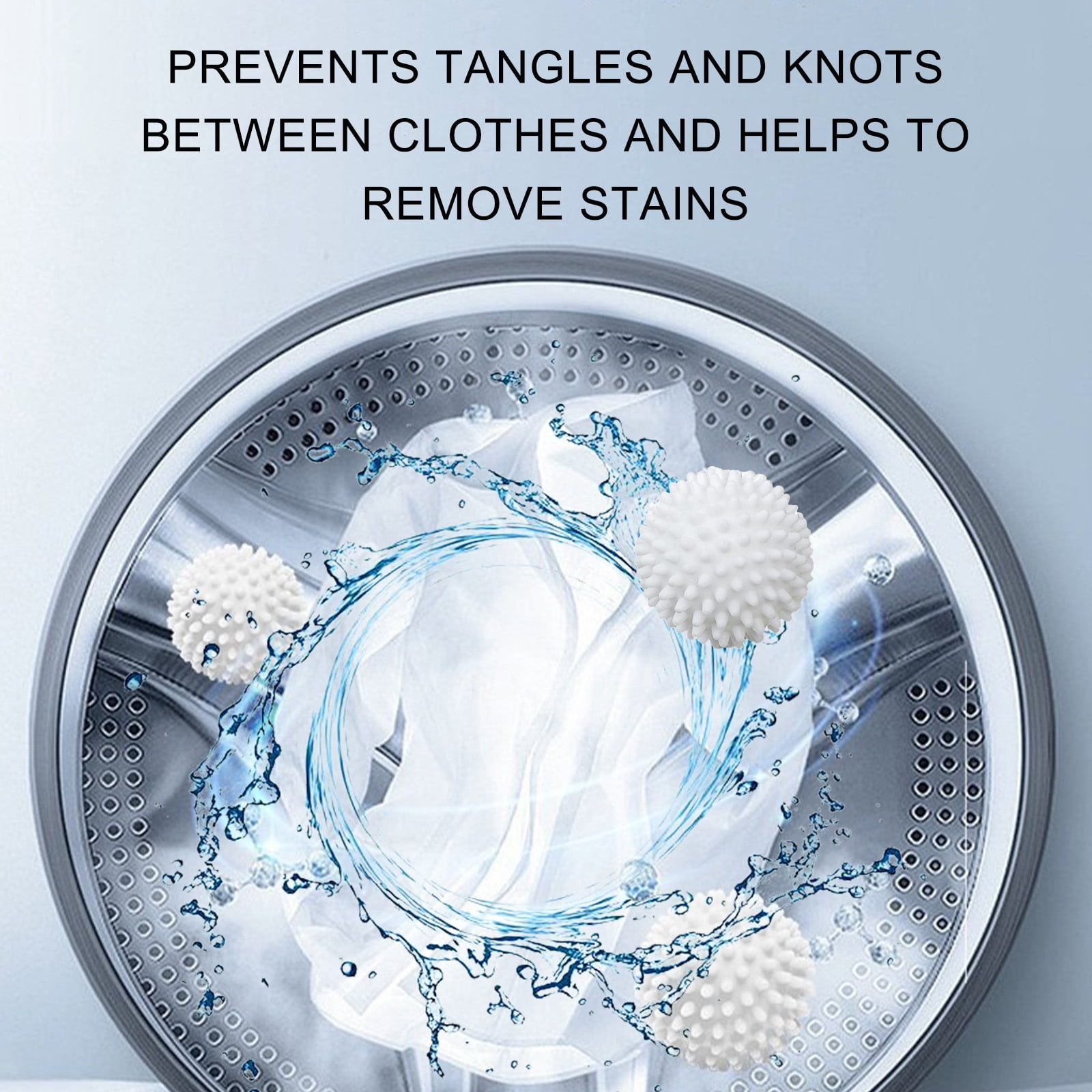 6 Pack Reusable Laundry Dryer Balls - Reusable Laundry Dryer Balls ...