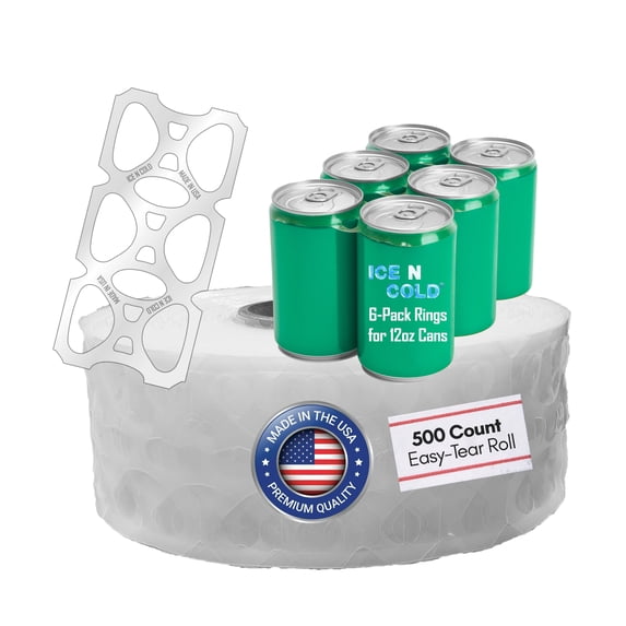 ICE N COLD, 6-Pack Rings, Fits all 12oz Can, Universal Fit - Walmart.com