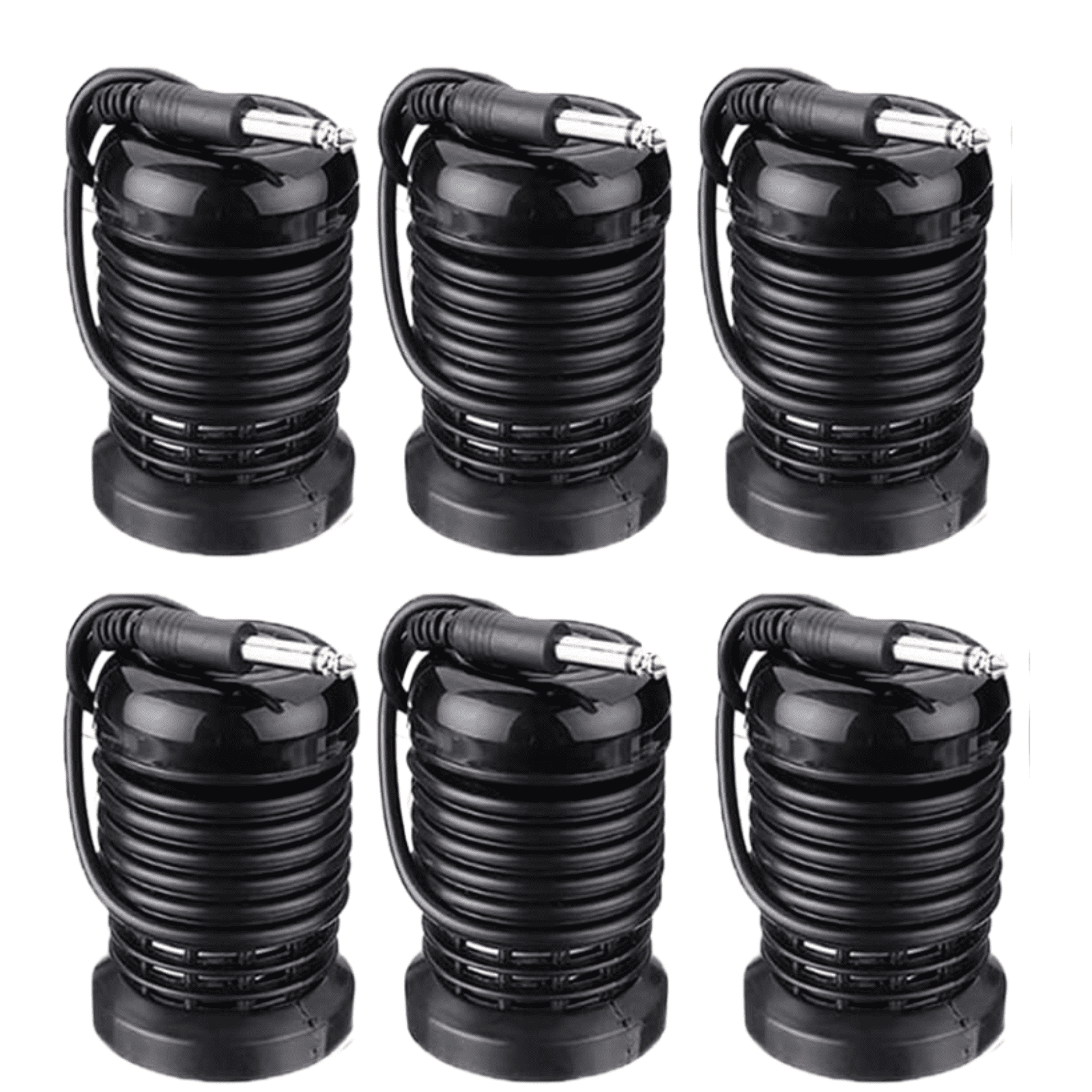 6 Pack Round Black Arrays for Ionic Detox Foot Bath Spa Cleanse Machine ...