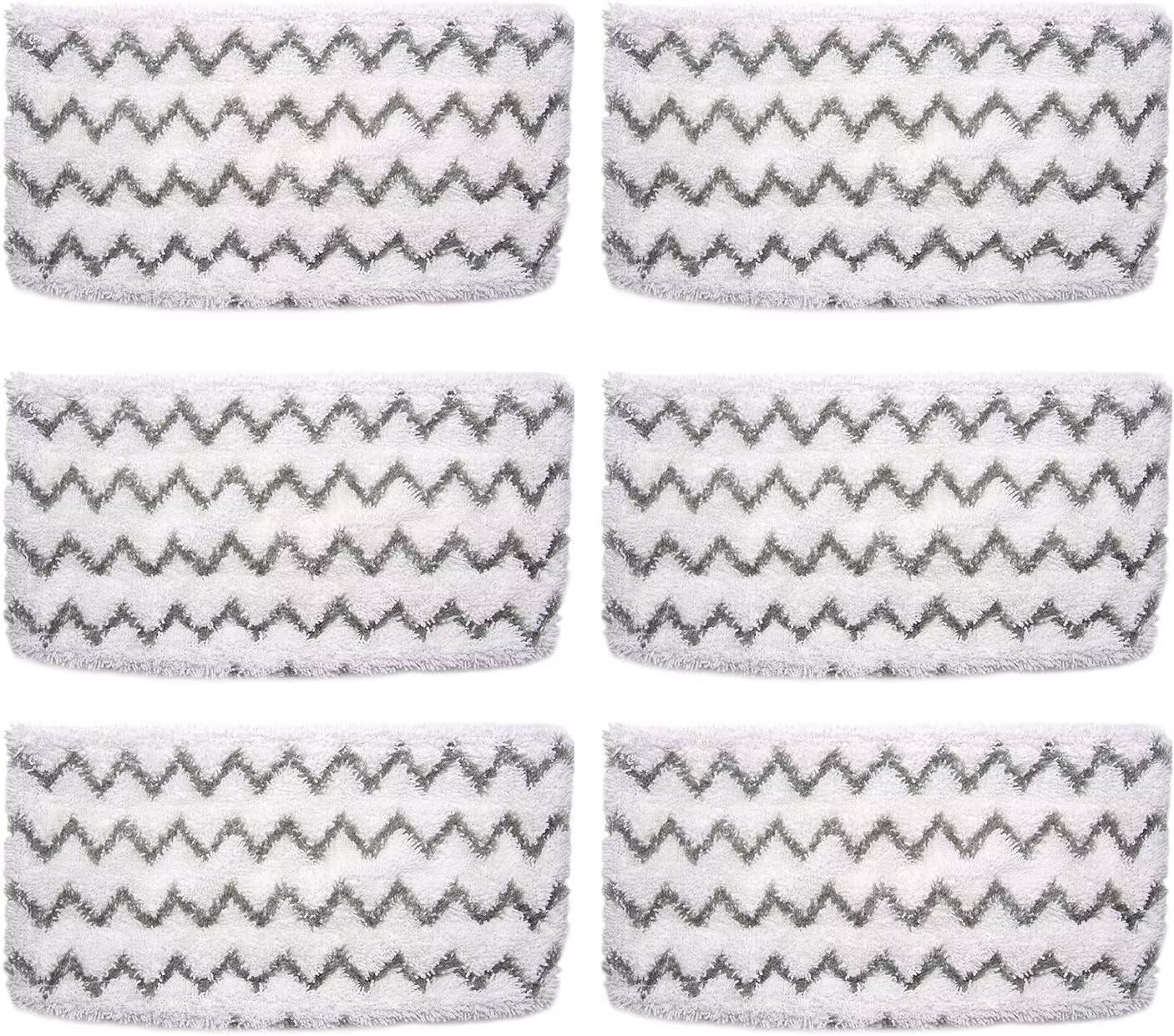 6 Pack S1000 S2001 Steam Mop Replacement Pads for S1000A S1000C S1000WM ...