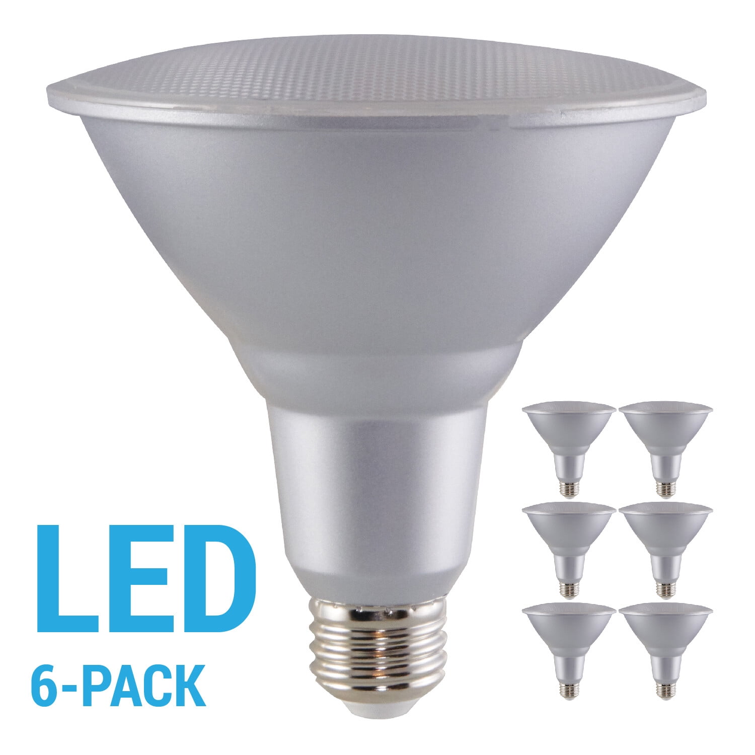 6 Pack S29440 LED Long Neck 25 Degree 15W =90W PAR38 Medium E26 2700K ...